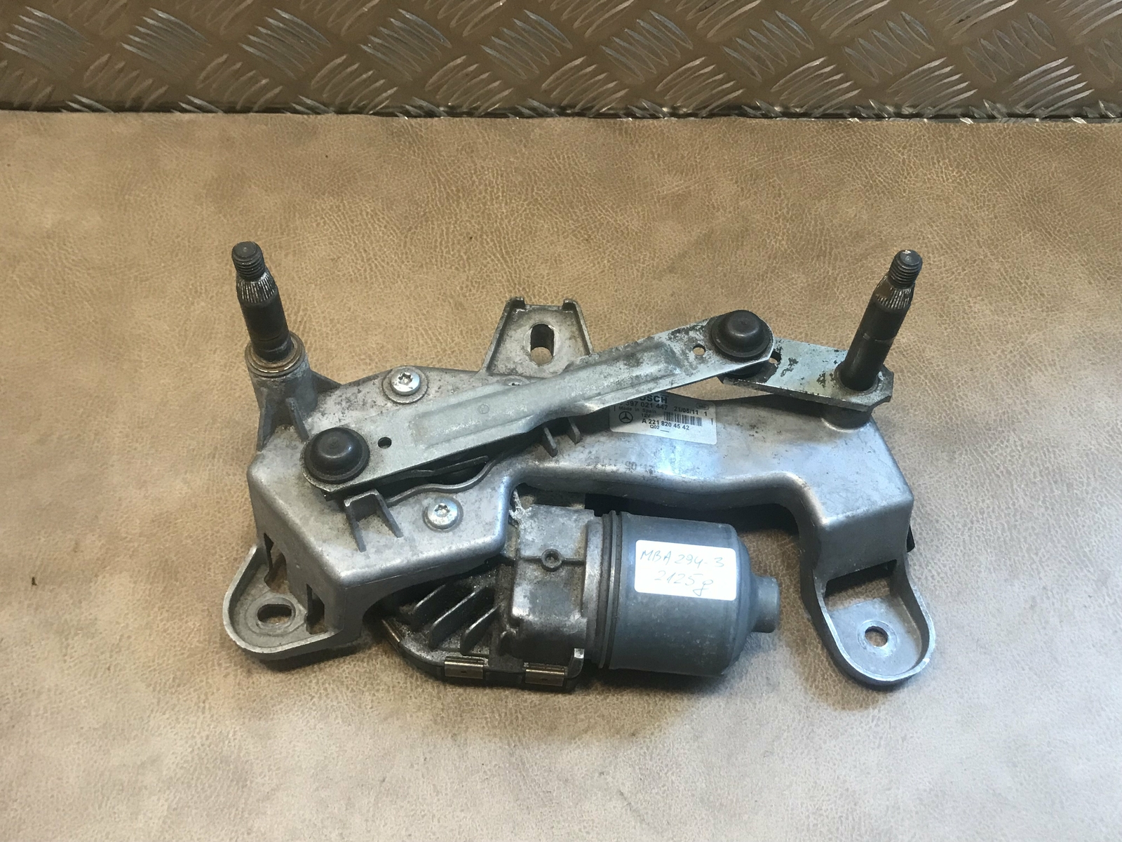 Wiper+Motor+Linkage+MERCEDES+W221+A2218204542 for sale online | eBay