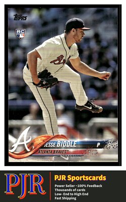 2018 Topps Update #US231 Jesse Biddle Atlanta Braves | eBay