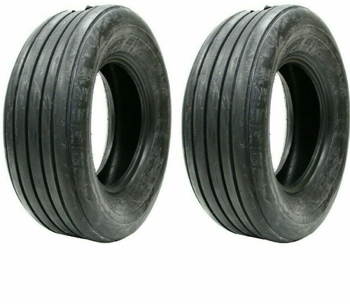 Two 5.90-15 590-15 5.90x15 Rib Implement Tires Farm Wagon Hay Rake ...