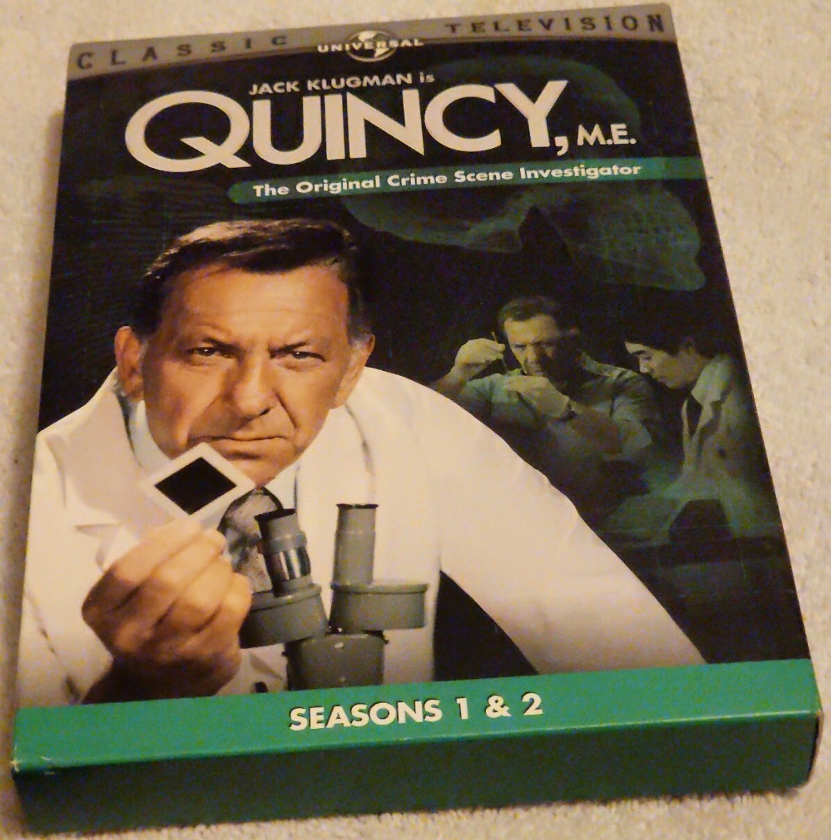 Quincy M.E. Season 1 and 2 DVD Disc Box Set Rare oop 25192783722| eBay