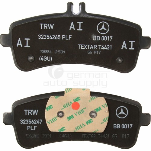 Genuine Disc Brake Pad Set Rear 0004203700 for Mercedes MB | eBay