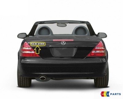 NEW GENUINE MERCEDES BENZ SLK REAR TRUNK SLK 230 LETTERING CHROME BADGE ...
