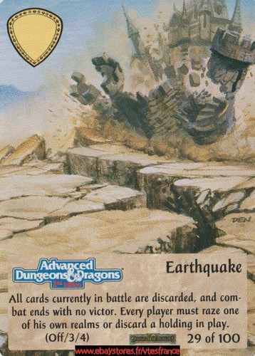 Spellfire CCG - 29 - Earthquake / Forgotten Realms | eBay