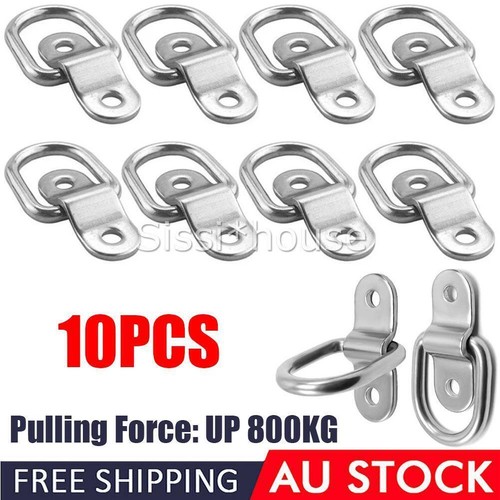 10PCS Heavy Duty Tie Down D Ring Lashing Ring Anchor Point Trailer ...