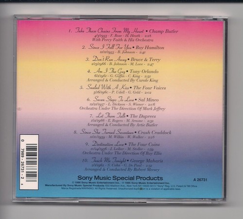 TEEN DREAMS CD Tony Orlando, Champ Butler, Sal Mineo, The Duprees ...