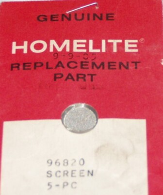 Homelite ST-80, ST-100, ST-120 String Trimmer .440" Fuel Filter Screen ...