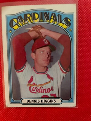 1972 TOPPS # 278 DENNIS HIGGINS | eBay