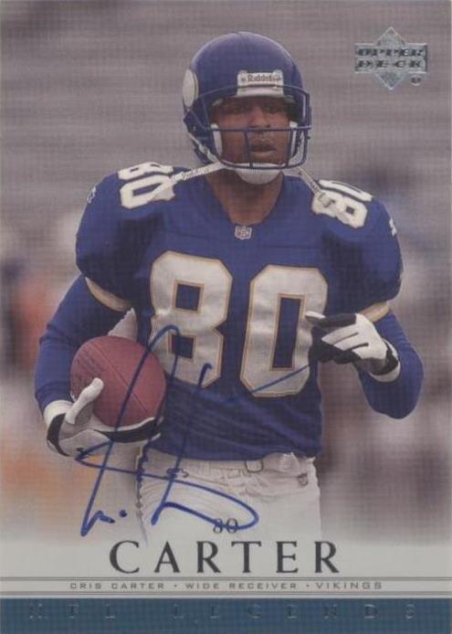 2000 Upper Deck Legends - Autographs Cris Carter #CC (AU) for sale ...
