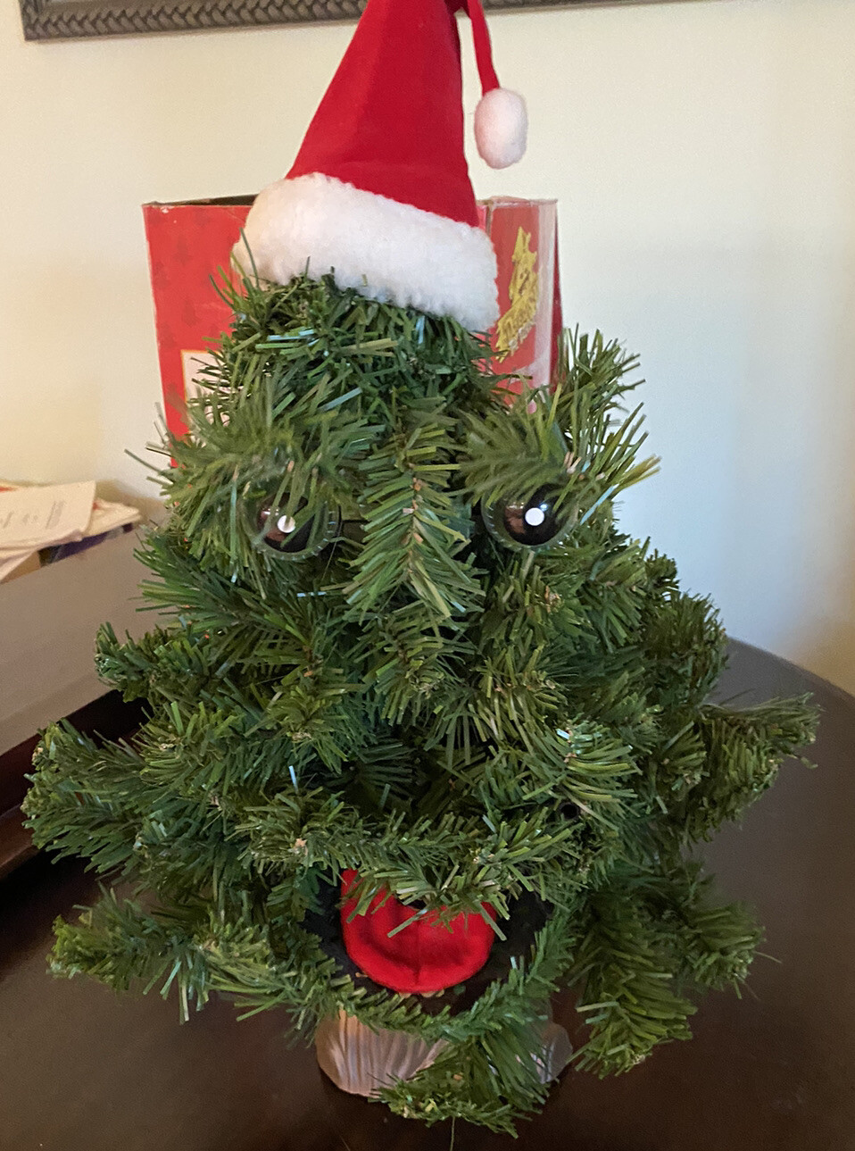 1996 Gemmy Douglas Fir The Talking Tree Animated Singing Xmas Tree ...