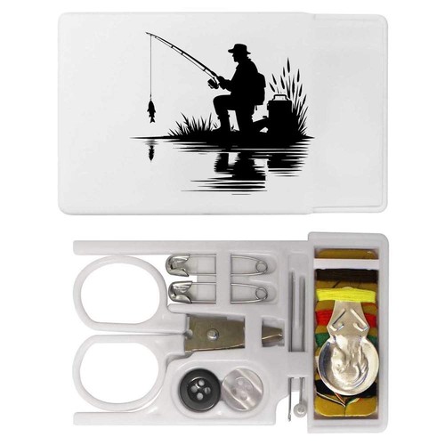 'Angler With Fish' Mini Travel Sewing Kit (SE00037617) | eBay Australia