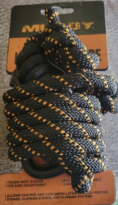 MUDDY Lineman's Rope Tree Climbing Safety Harness w/ Carabiner - MUD ...