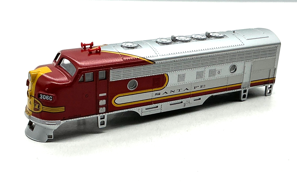 N Scale Kato F7A Santa Fe Body Shell Only Warbonnet Paint Scheme #306c ...
