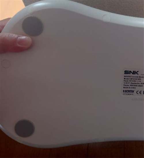 SNK Neo Geo Arcade Stick Pro White With Box & Manual Used Good ...