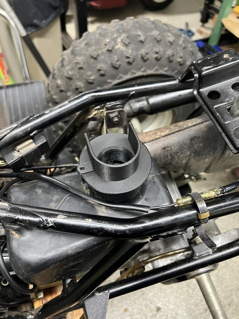 1984 84 85 Yamaha YT 60 Tri Zinger OEM Air Filter Cleaner Cage Cap 36 R ...