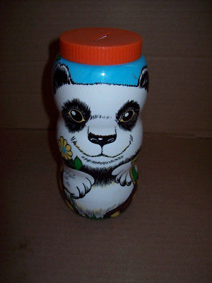 vintage TANG powder drink mix Bear BANK container 1990s Flower Power | eBay