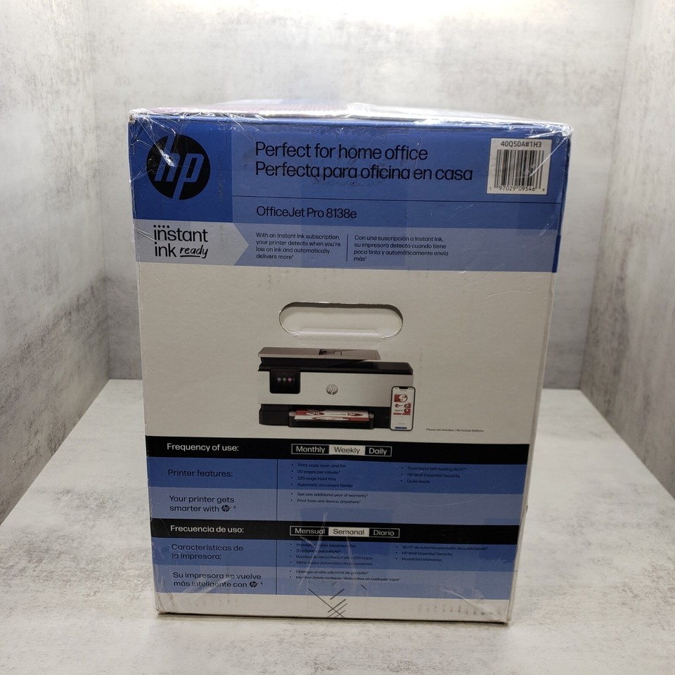 HP OfficeJet 8138e Wireless All-in-One Color Inkjet Printer, Copy, Scan ...