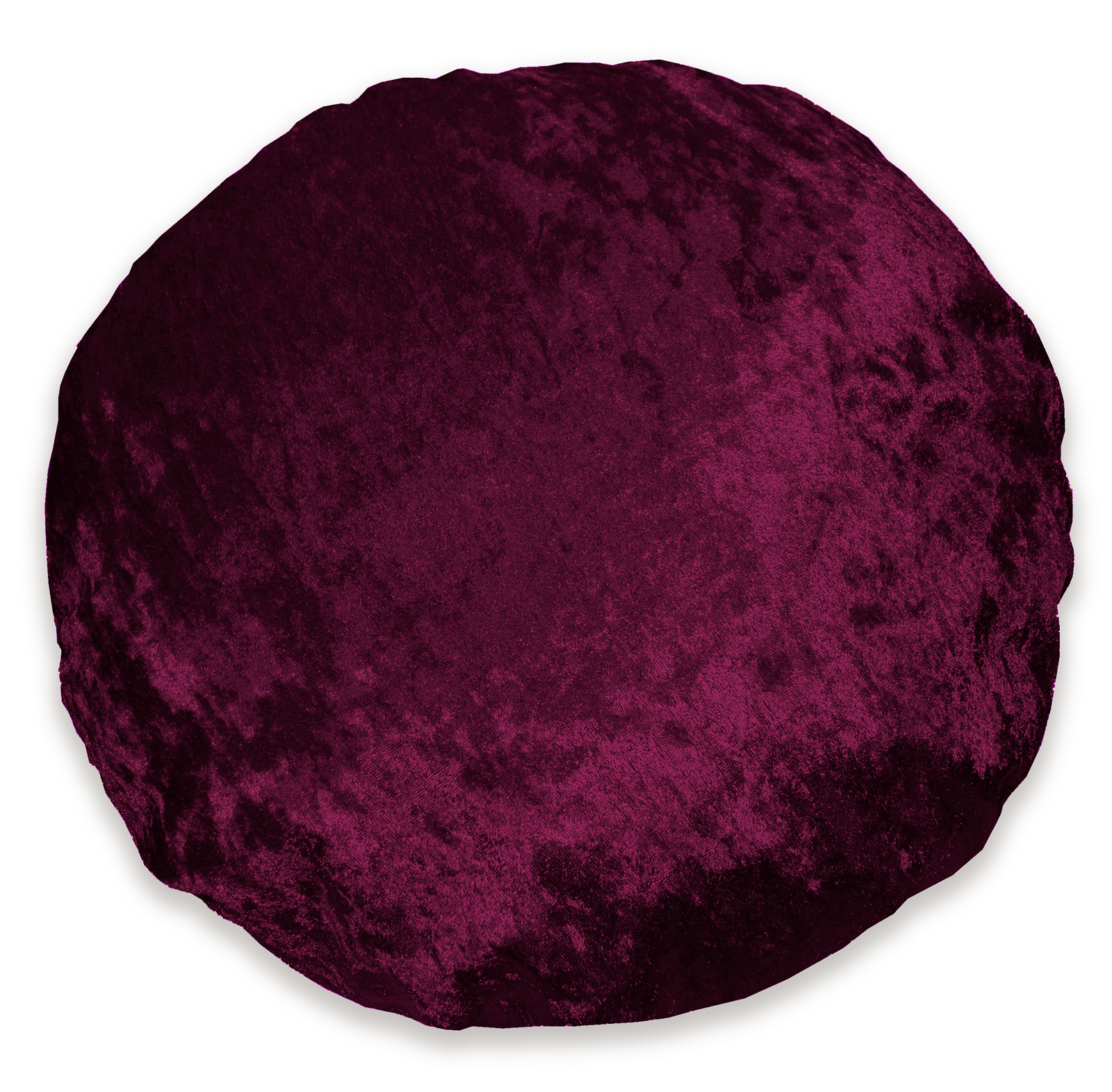 mv31n Wine Red Shimmer Diamond Crushed Velvet Round Cushion COVER ...