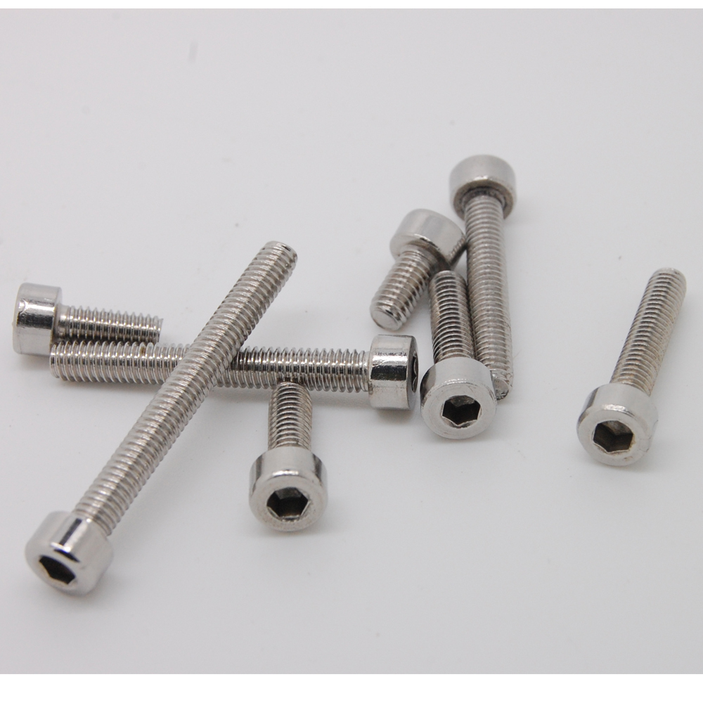 Metric Thread M3 Stainless iron Hex Bolt Kit 304 Cap Nut Washer Set ...