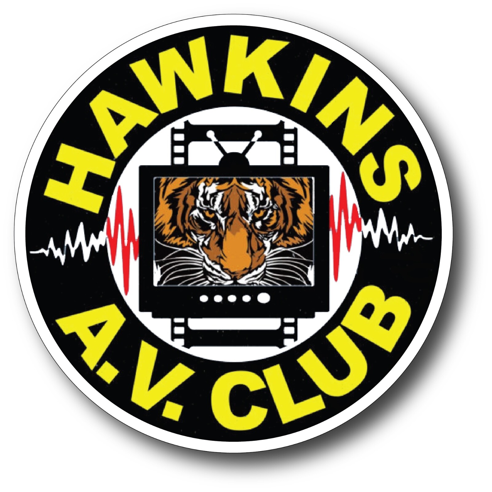 Stranger Things Hawkins AV Club Funny Sticker Decal 3.5" | eBay