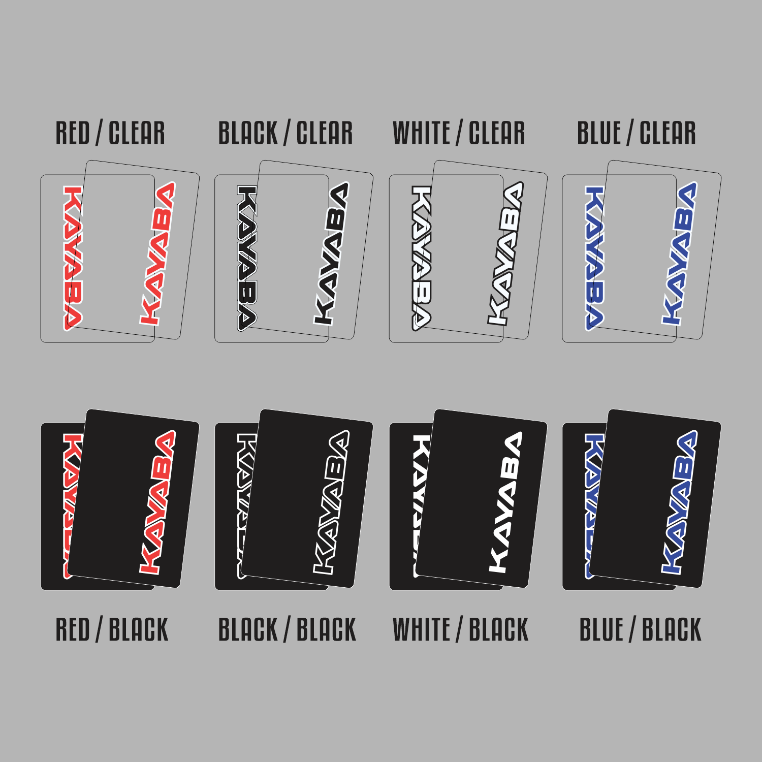 KAYABA Fork Wraps/Stickers - 230x165mm | eBay