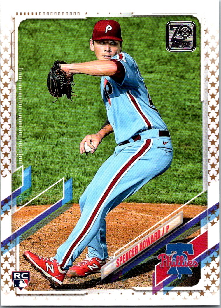 2021 SERIES 1 GOLD STAR PARALLEL SPENCER HOWARD RC PHILADELPHIA ...