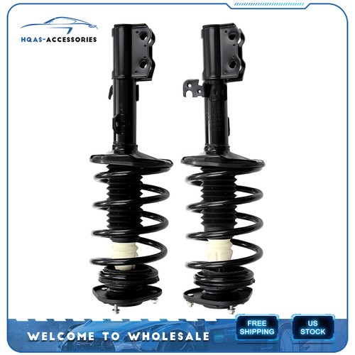 Complete Strut Shocks & Coil Springs w/Mount Front Pair For Toyota ...