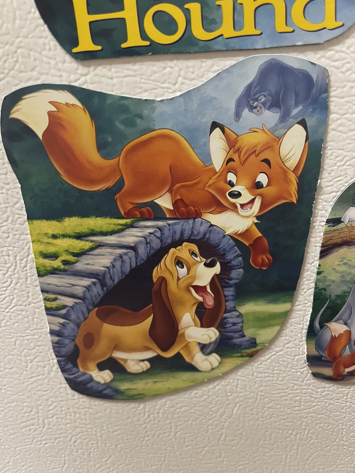 Disney Fox and the Hound Fridge Refrigerator Locker Vhs Magnet 8️⃣ | eBay