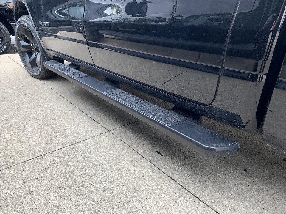 82215301AC, Matte Black MOPAR TUBULAR SIDE 2019-2025 DT Ram Crew Cab ...