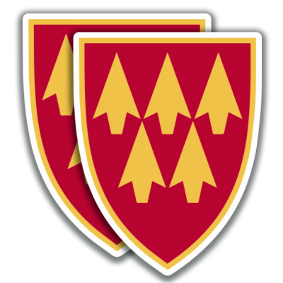 32nd AIR AND MISSLE DEFENSE COMMAND DECALs U.S. Army 2 Stickers Bogo Military | eBay