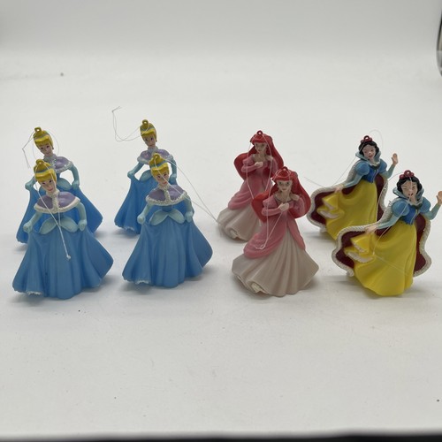 VTG DISNEY Lot Of 8 PRINCESS' SNOW WHITE/CINDERELLA/ARIEL STRING LIGHT ...