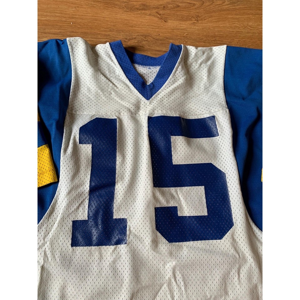 Vintage LA rams sand knit football jersey size medium 1990s 80s | eBay