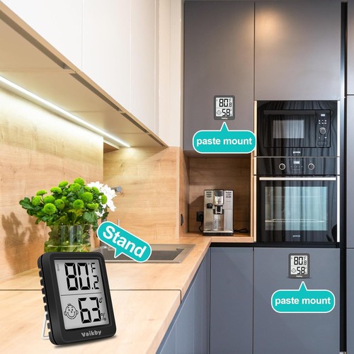 Indoor Humidity Meter Hygrometer 3Pack, Room Thermometer for Accurate ...