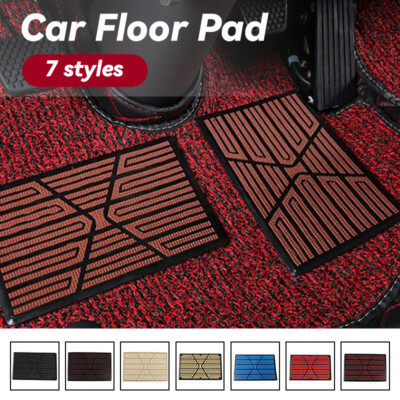 1pcs Universal Car Floor Carpet Mat Patch Heel Scuff Plate Foot Rest ...