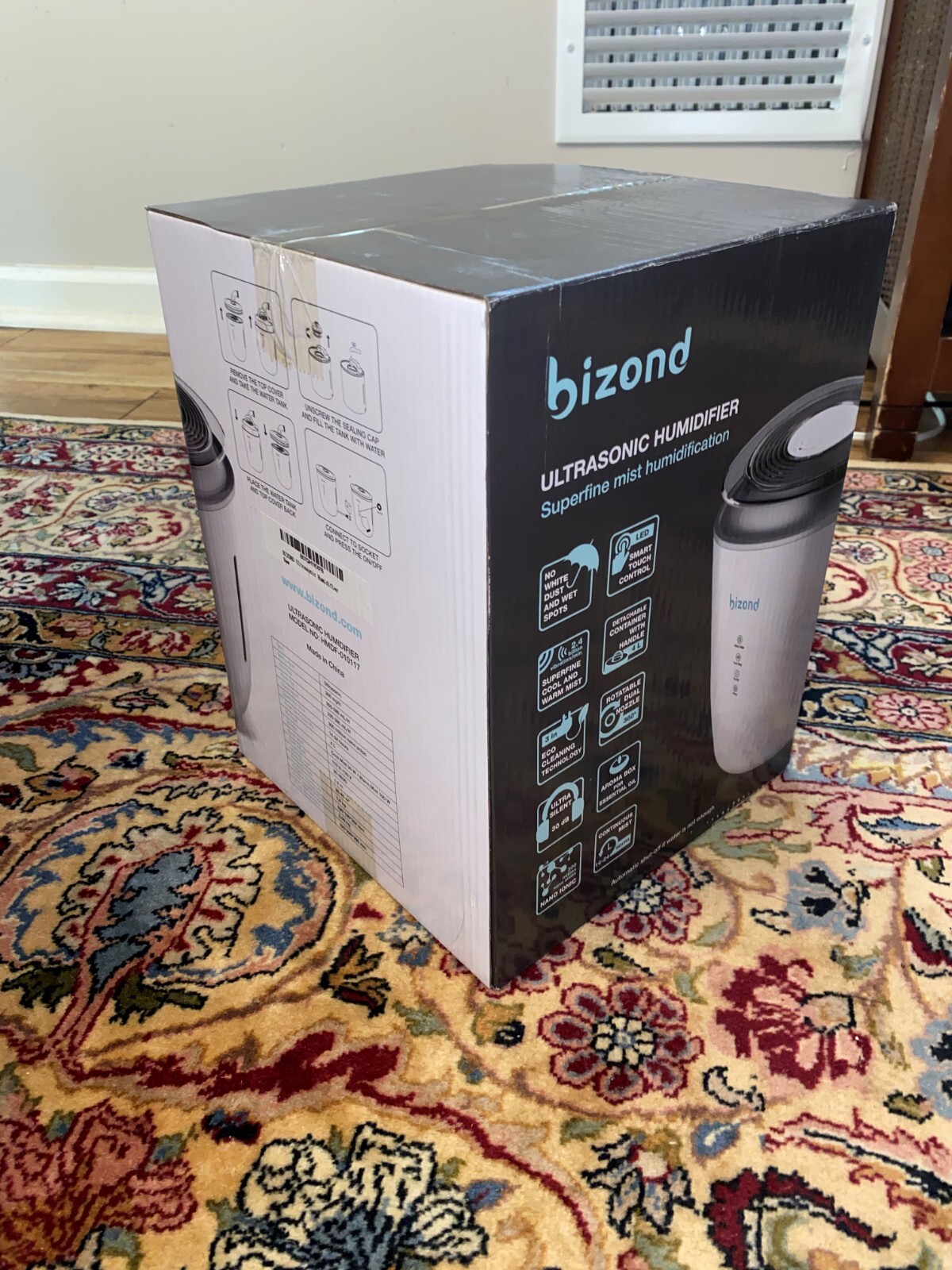 Bizon Ultrasonic humidifier 4 liter new in box | eBay