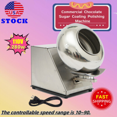 Professional small Nuts sugar peanut Chocolate candy Coating Machine ...