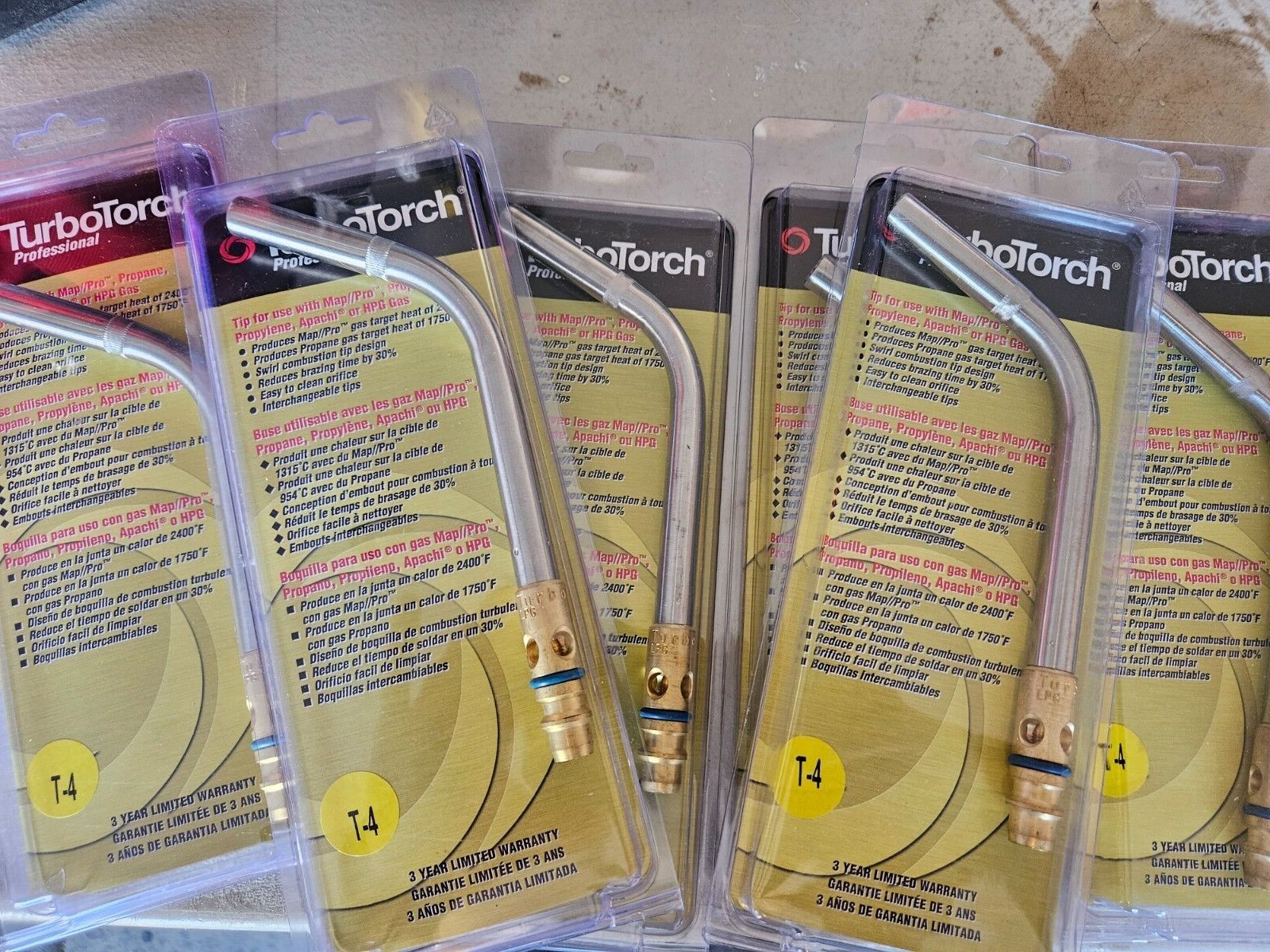 Turbo Torch Propane Tip T4 LP Gas Tip 0386-0152 (Total of 6Pcs) | eBay