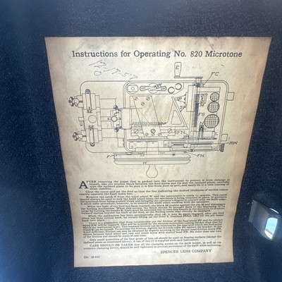 Microtomes - American Optical Model