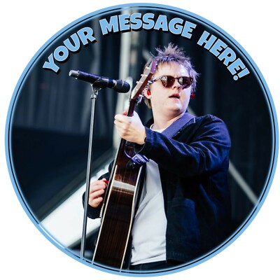 A 7.5" Round Lewis Capaldi Personalised Cake Topper ICING | eBay UK