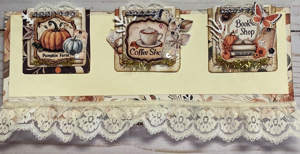 Autumn Fall Junk Journal Planner Pocket Clips Set of 3 Using MPP ...