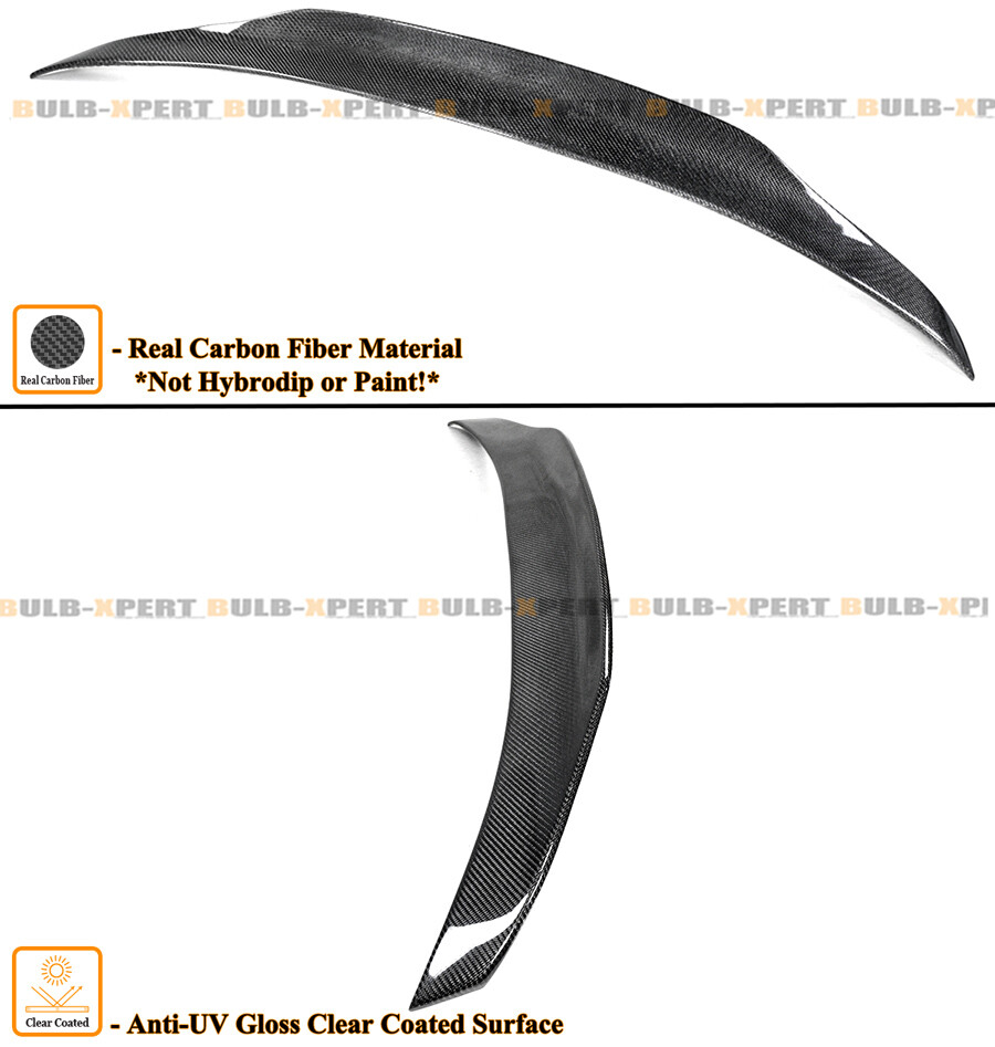 V2 PSM CARBON FIBER TRUNK SPOILER FOR 2008-2014 MERCEDES BENZ W204 C250 ...