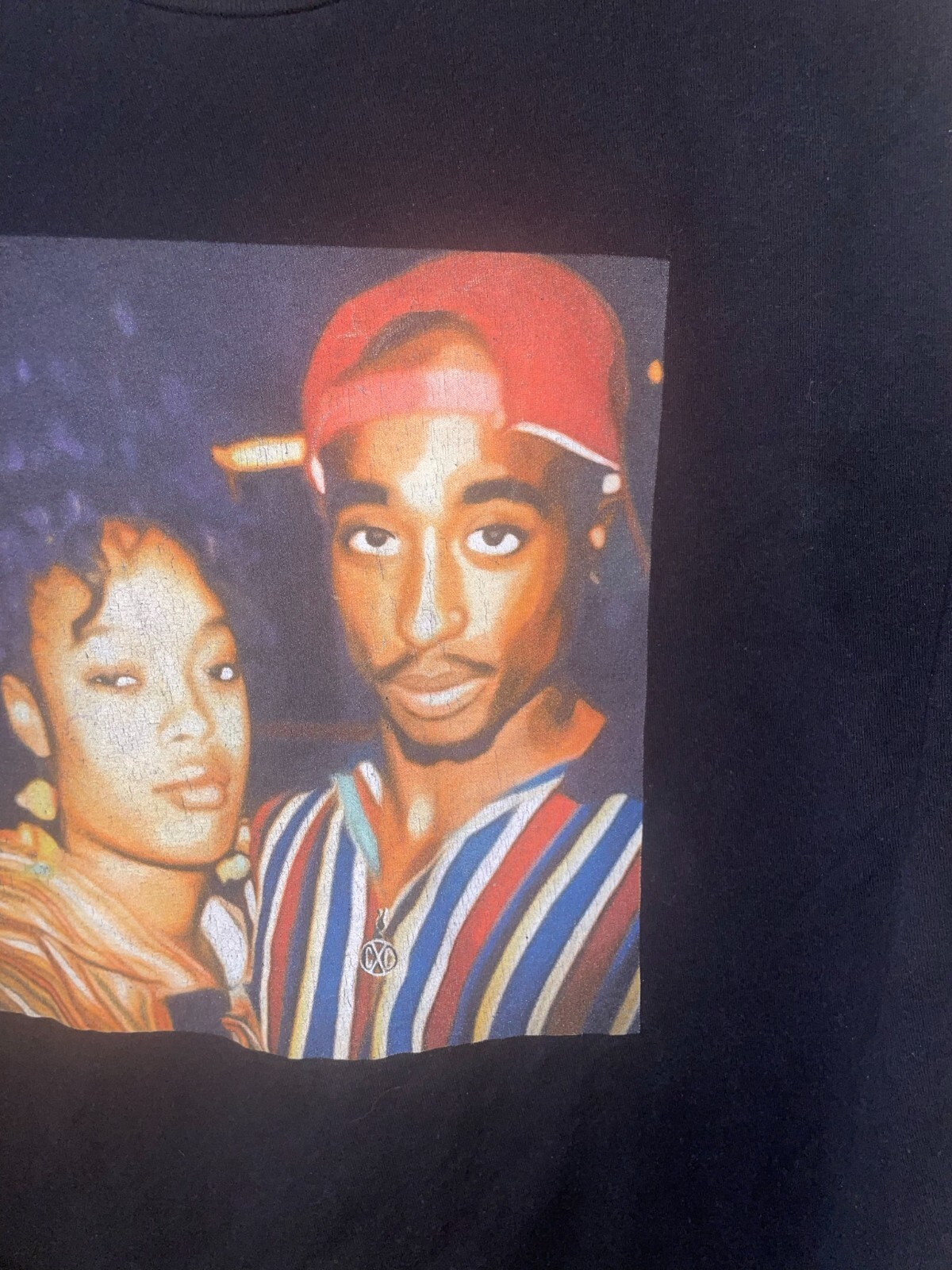 Y2K Cross Colours Tupac 2pac Rap Rapper Musician Musi… - Gem