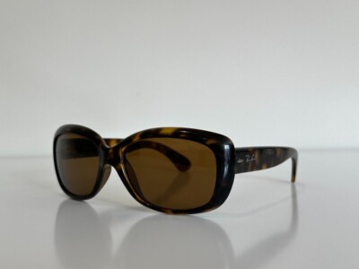 Ray Ban RB 4101 710 Jackie Ohh Rectangle Havana Brown Sunglasses Frame ...