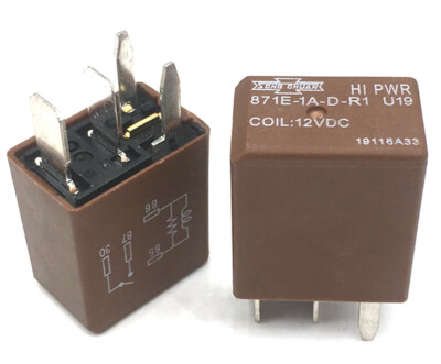 1PCS SONG CHUAN 871E-1A-D-R1 U19 12VDC Power Relay 5Pins | eBay