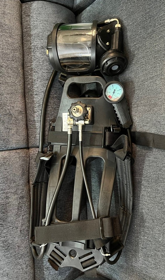 INTERSPIRO SPIROMATIC 90U SELF CONTAINTED BREATHING APPRATUS SET SCBA ...