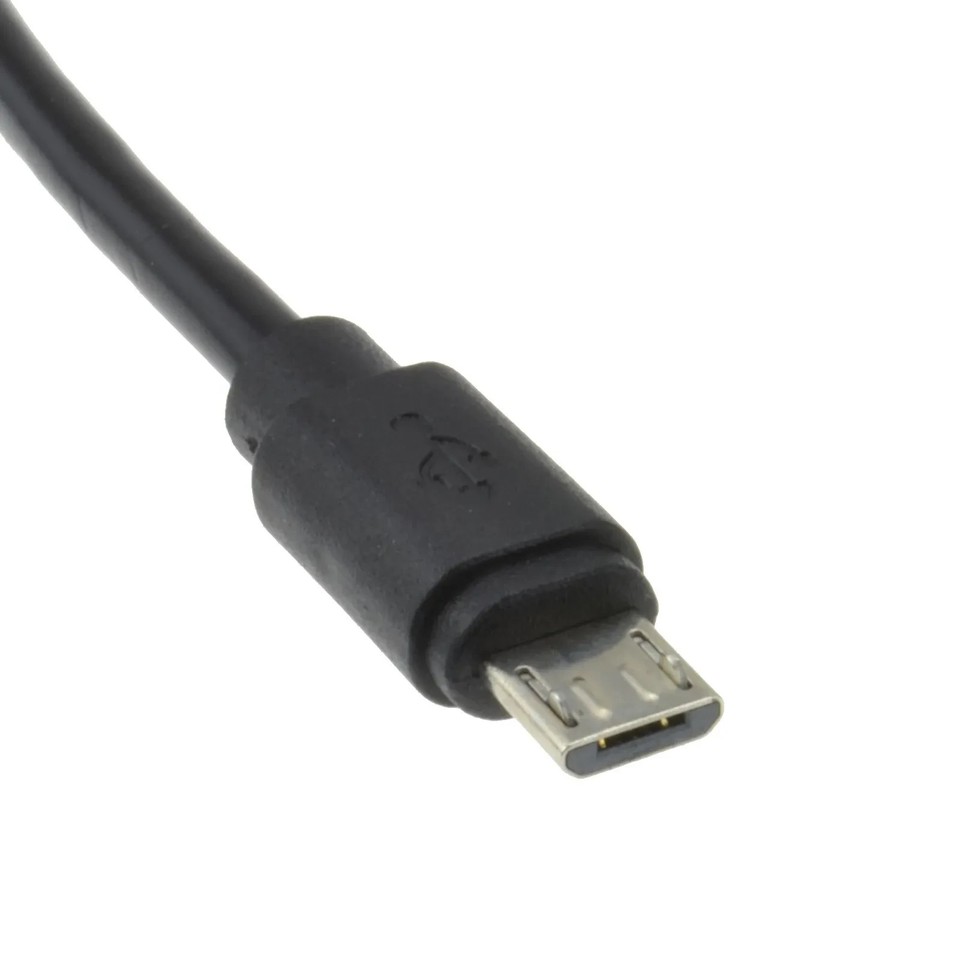 1.5M USB 2.0 A To MICRO B Data and Charging Cable Lead BLACK | eBay UK