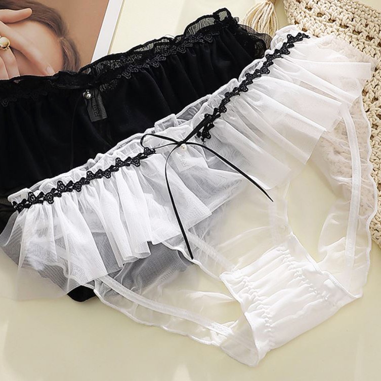 4 Pack Sexy Womens See Through Sheer Knickers Briefs Sissy Lingeries ...