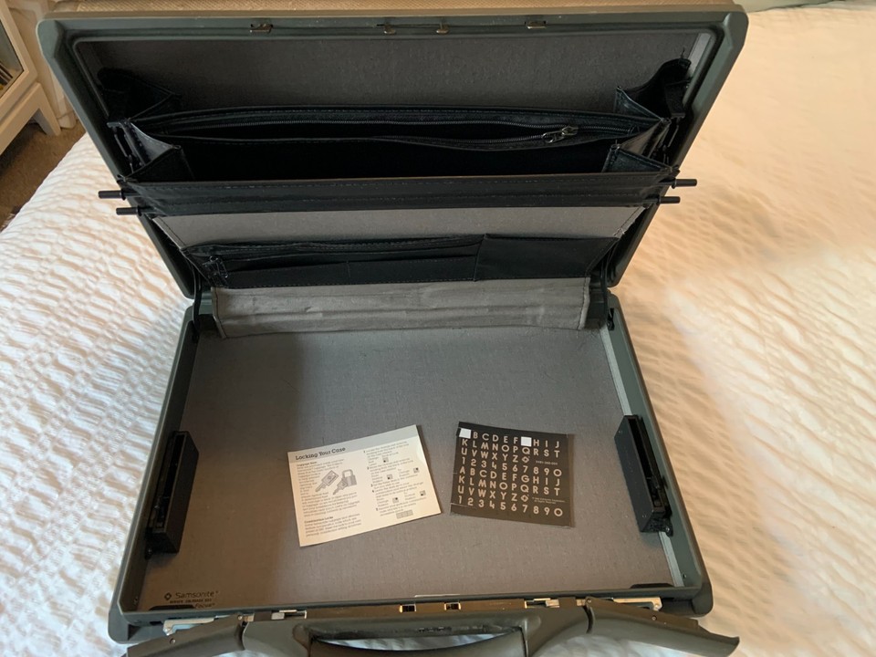 Samsonite Hardshell Briefcase Combination Lock Case - Graphite Grey ...