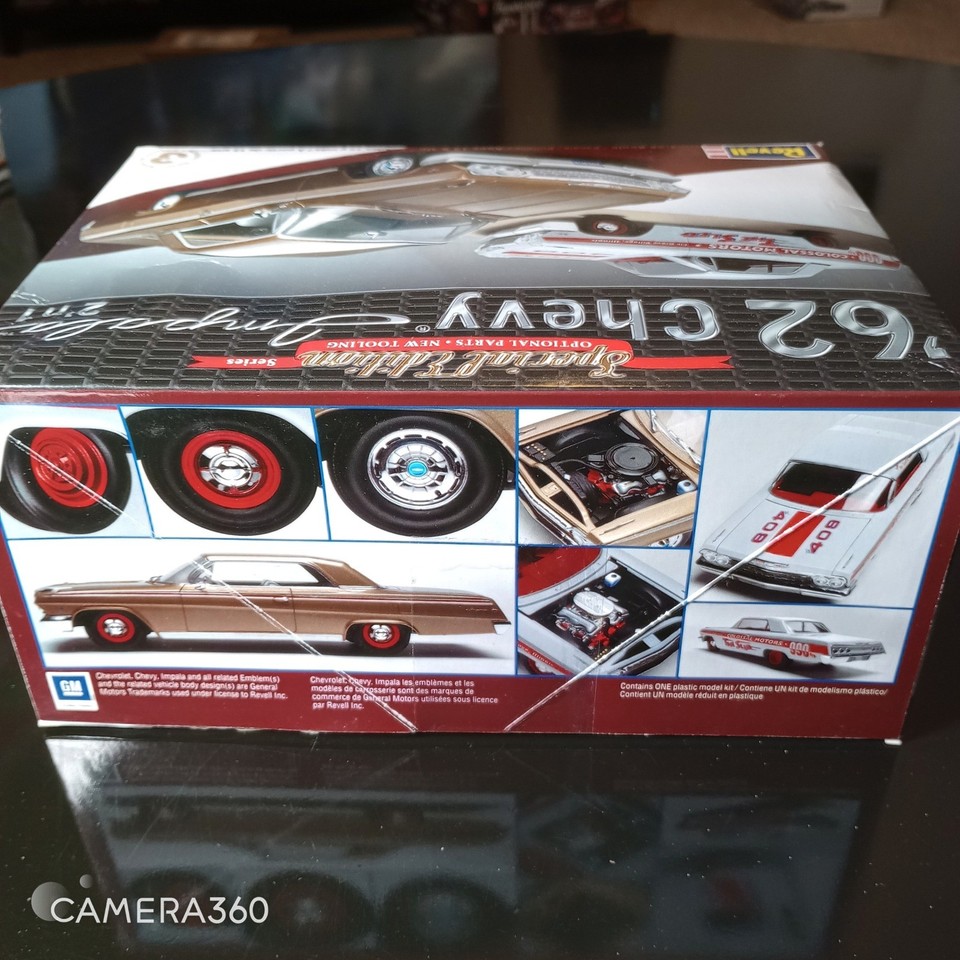 '62 Chevy Impala 2n1 Special Edition Series Revell Model Kit Open Box ...