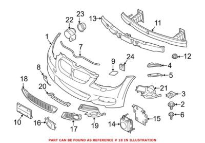 Genuine OEM Grille Front for BMW 51118047402 | eBay