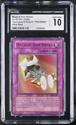 CGC 10 Yugioh! Magical Arm Shield TP8-EN001 Ultra Rare *042 | eBay